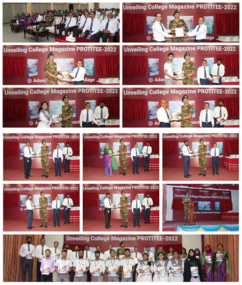 Adamjee Cantonment College Has Unveiled The Annual Magazine Protitee The Magazine Highlights