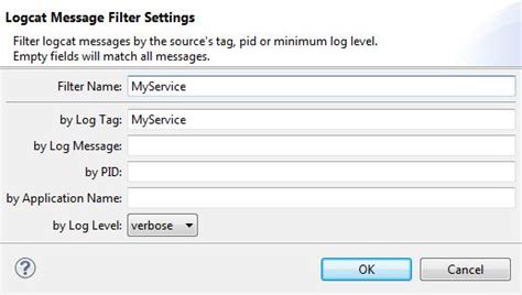 Android程序调试中logcat如何按照日志信息级别进行输出和过滤 移动开发 亿速云