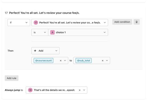 How To Combine Logic Jump With Variables Community