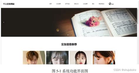 【java毕业设计】基于ssm mysql的个人交友网站设计与实现（程序源码） 个人交友网站 交友网站论坛功能页面设计 csdn博客