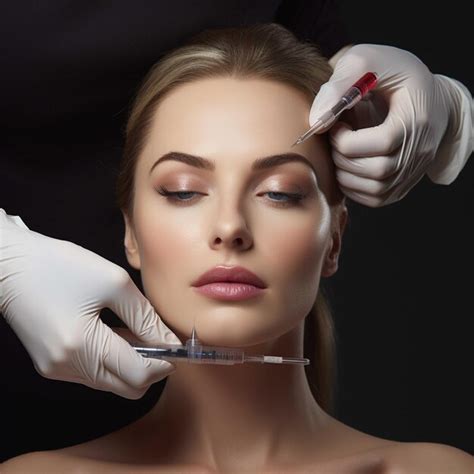 Premium Photo Beautiful Young Woman Receiving Botox Injection In Her Face Cosmetology And