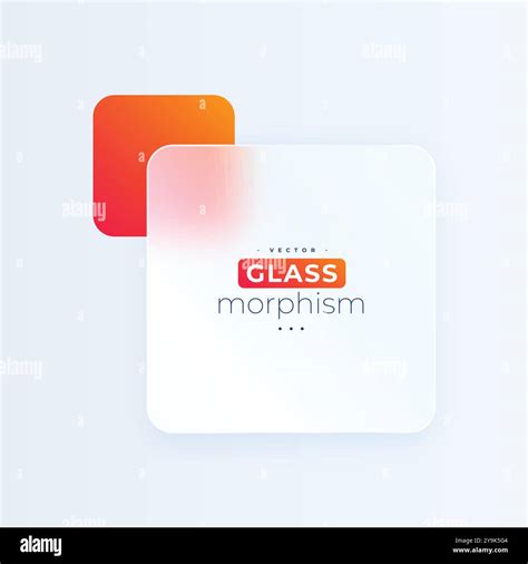 Futuristic Glassmorphism Background With Minimal Acrylic Glass Vector