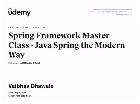 Vaibhav Dhawale On Linkedin Springframework Certificationachievement