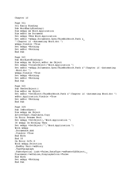 Automating Word Pdf Computer Data Information Technology Management