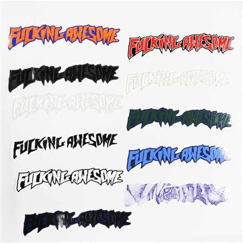 ファッキンオーサム ステッカー Fucking Awesome Sticker Original Logo Sticker Og オリジナル