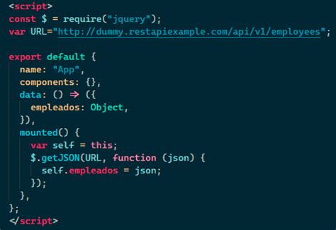 Leer Datos De Un REST API Con VUE Jc Mouse Net