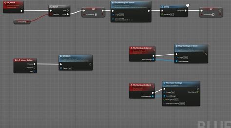 animation montages not replicating on clients unrealengine