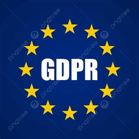 Illustration Of The General Data Protection Regulation Gdpr Background In Vector Format Vector