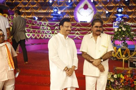 Ntv Founder Narendra Chowdary And Vc Sajjanar At Koti Deepotsavam 2021