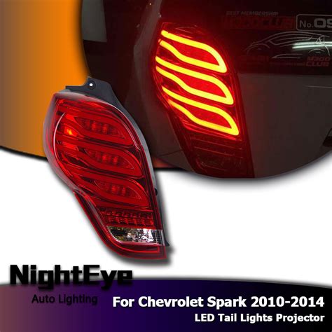 Nighteye Chevrolet Spark Tail Lights 2010 2014 New Spark Led Tail Ligh