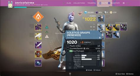 Destiny 2 Solstice Of Heroes Guide Hold To Reset