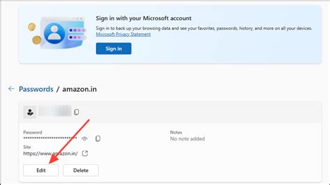 How To Manage Saved Passwords In Microsoft Wallet
