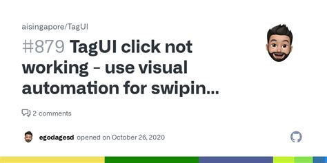 Tagui Click Not Working Use Visual Automation For Swiping Or Drag And Drop Actions · Issue