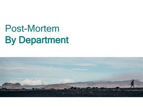 Project Post Mortem Review Outline Ppt Free Download