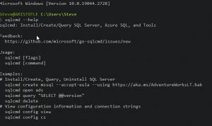 Experimenting With Go SQLCMD SQLServerCentral