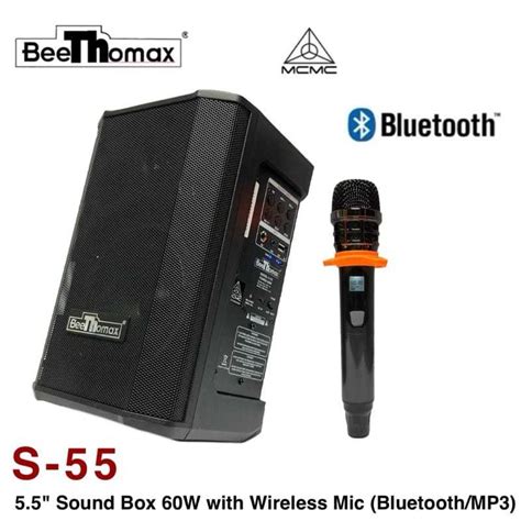 Beethomax S 55 Battery Powered 600watt Portable Speaker Bluetooth Shopee Malaysia