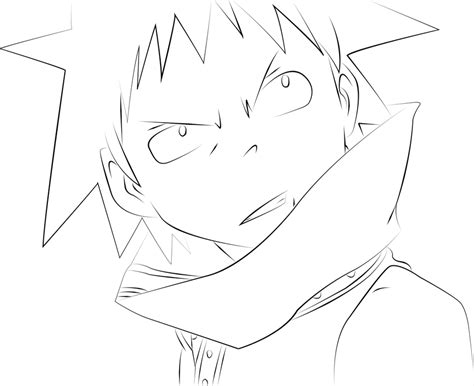 Black Star Soul Eater Lineart By Kendarakuma On Deviantart