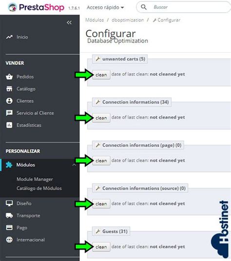 Prestashop Database Optimization Optimizar Base De Datos Mysql De