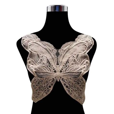 얇은 명주 그물 자수 나비 레이스 패브릭 모티브 코르지 스크랩북 기퓌르 아플리케 Diy 의상 액세서리 장식 1 개레이스 Aliexpress