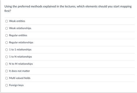 solved concepts are to map an erd into a relational model