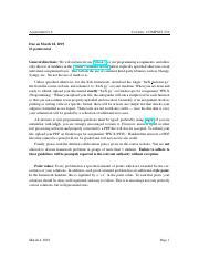 Hw6 Solution Pdf A SSIGNMENT 6 C OURSE COMPSCI 230 Due On March 18