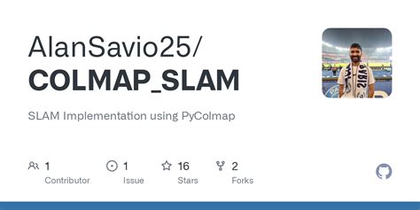 Github Alansavio25colmapslam Slam Implementation Using Pycolmap