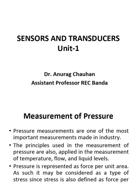 Sensor And Transducer Unit 1 Pdf 6 Pdf