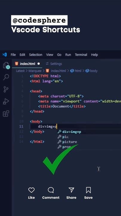 vs code shortcut p 4 vscode coding codeeditor codesphere