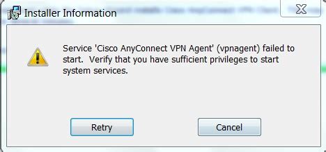 AnyConnect Problem With Installation Cisco Community