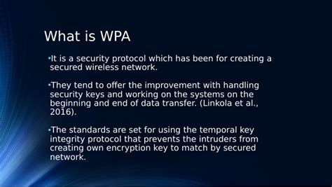 Wi Fi Protected Access A Secure Communication Protocol
