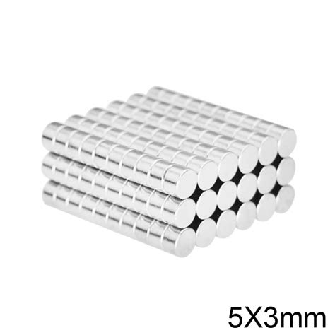 20~1000pcs 5x3 Mm N35 Small Round Powerful Magnet Vicedeal