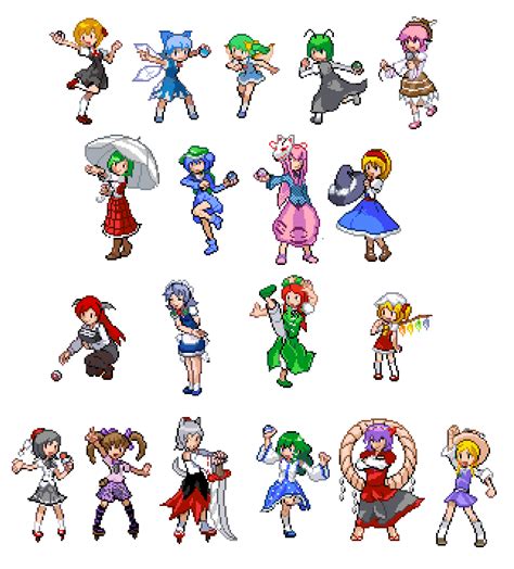 Touhou Sprites