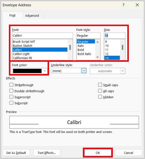 How To Print An Envelope In Microsoft Word Basic Method