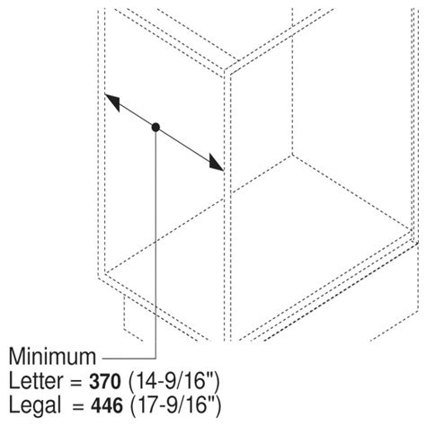 Blum ZRM 5500 US METAFILE Standard Kit Zinc