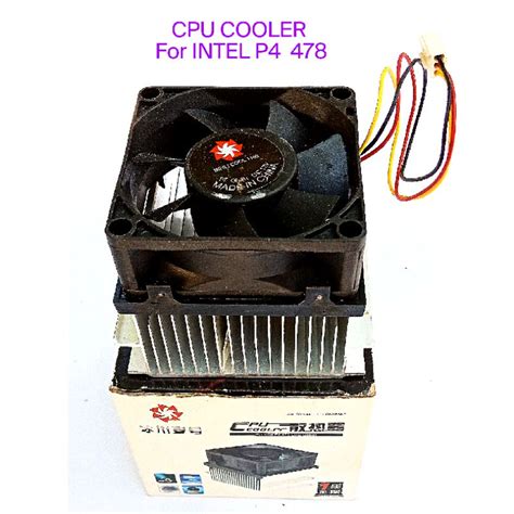 Jual Cpu Cooler For Intel P4 Socket 478celeron D 478 30 Ghz Shopee