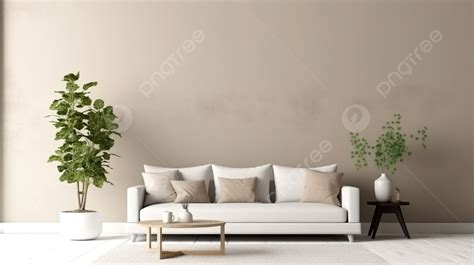 화이트 소파 거실 인테리어 컨셉의 3d 렌더링 목재 가구 가구 플로어 램프 배경 일러스트 및 사진 무료 다운로드 Pngtree
