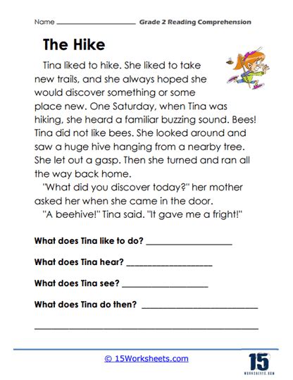 Grade 2 Reading Comprehension Worksheets