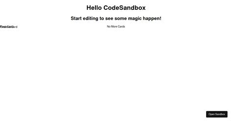 React Native Card Stack Swiper Examples Codesandbox
