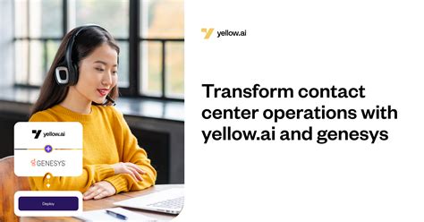 Genesys Integrations With Yellow Ai
