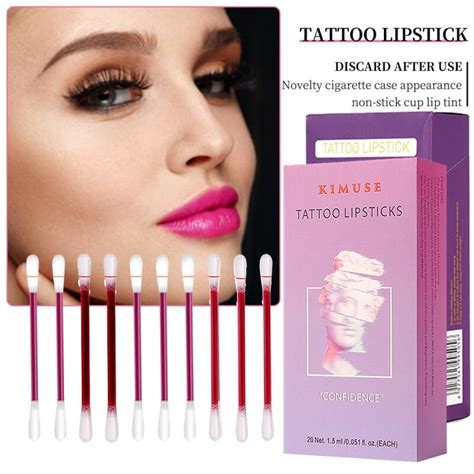 20 개 암모니아 코튼 튼 면봉 립스틱 담배 케이스 립 글로스 액체 비 스틱 컵 문신 립스틱 립 틴트 힐 메이크업 화장품립스틱 Aliexpress