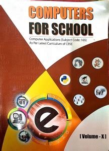 Textbook Of Computer Application CBSE Subject Code 165 Class 10 Computers For Babe Buy
