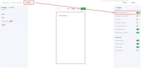 How To Enable Language Screen Appcheap