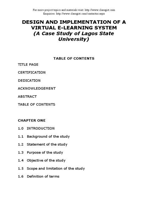 Design And Implementation Of A Virtual E Learning System Pdf Educational Technology