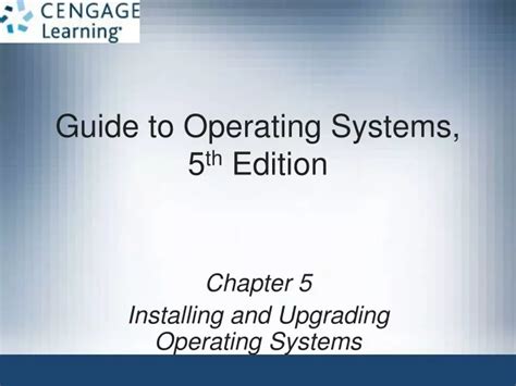 ppt guide to operating systems 5 th edition powerpoint presentation id 9295067
