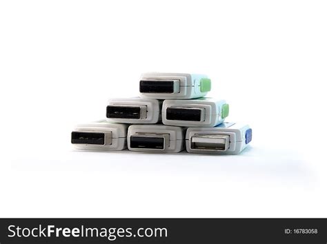 Stack Usb Drive Connectors Free Stock Photos StockFreeImages