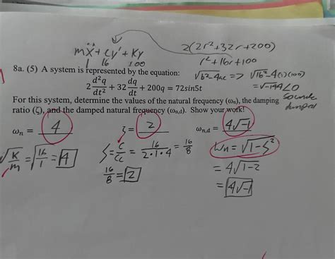 Solved 8a 5 A System Is Represented By The Equation Chegg Com
