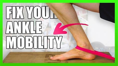 Banded Ankle Dorsiflexion Instantly Improve Your Ankle Mobility Ankle Mobility Easy Workouts