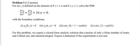 Solved Problem Points For U X Y Defined On The Chegg Com