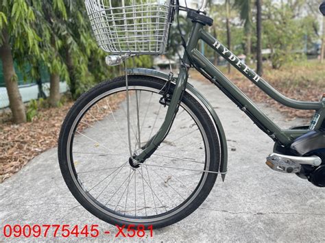 X Xe đạp điện mini trợ lực Yamaha Hydeer hàng Nhật bãi Xe Đạp Điện Nhật Bản
