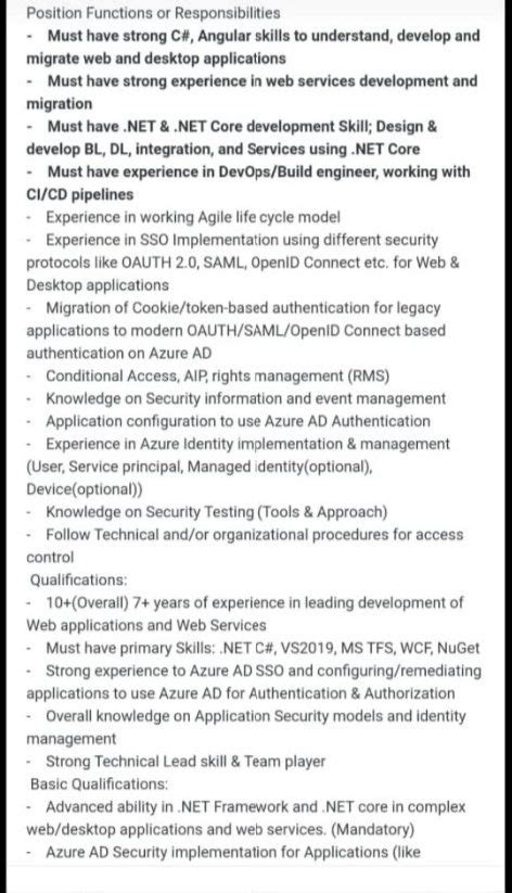 Shruthi Sivakumar On Linkedin Hiring Dotnetdeveloper Agilemethodology